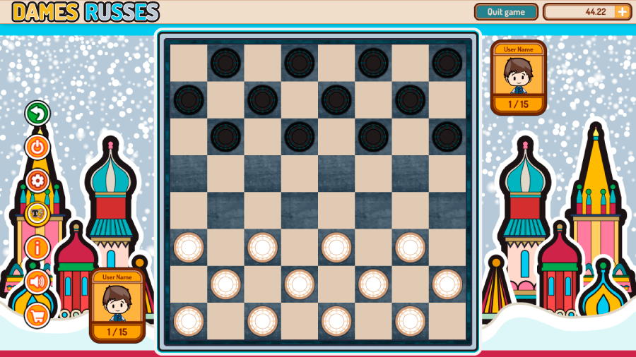 Règles du jeu de Dames Russe : Comment jouer aux Dames en ligne